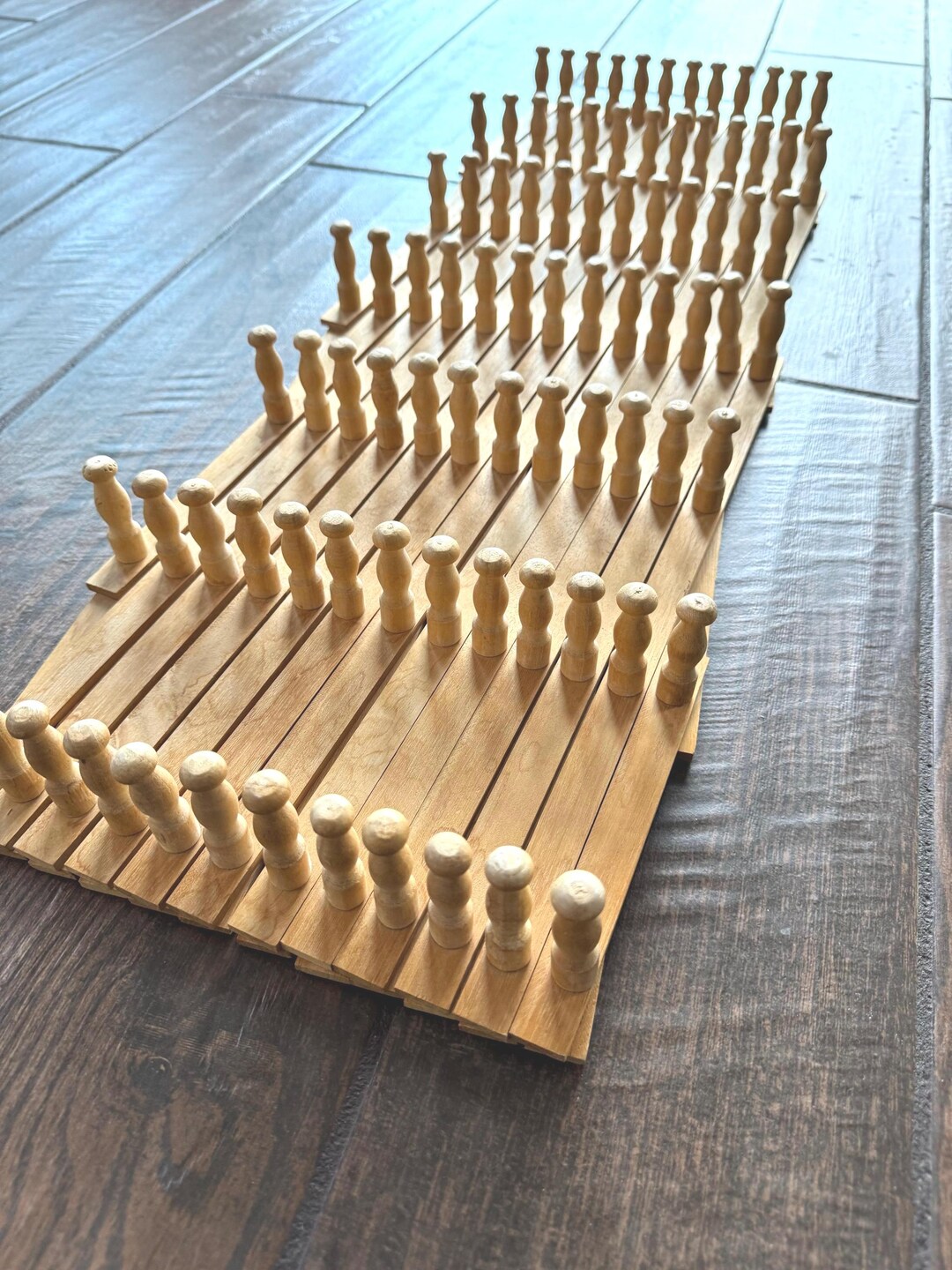 Vintage Expandable Wooden Peg Rack: HUGE 87 Pegs, Hat & Mug Storage - Etsy