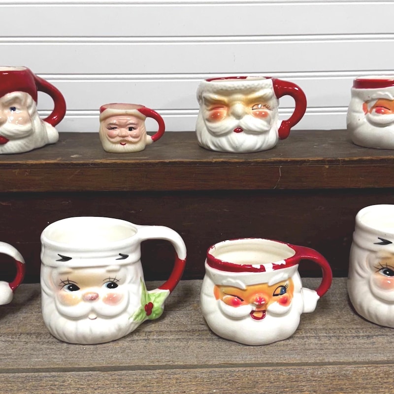Santa Antique Mug - Etsy