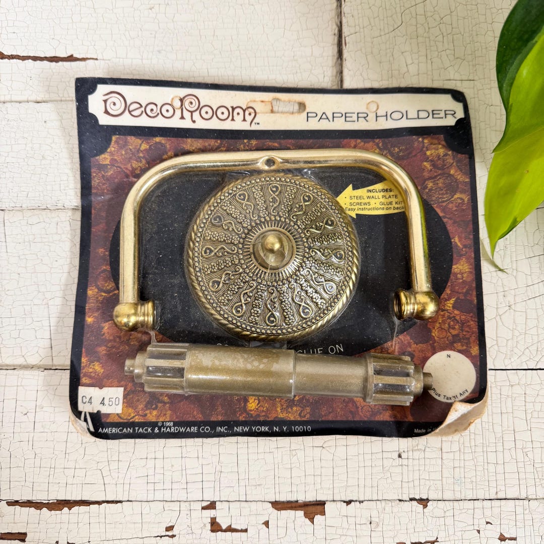 Vintage American Tac and Hardware Vintage Paper Holder- Ornate Toilet ...
