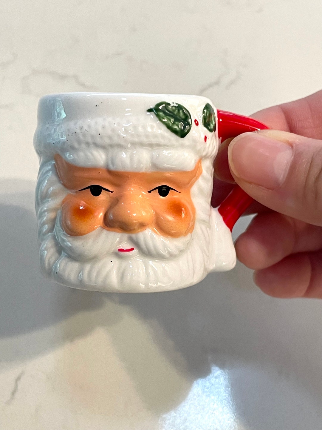 Mini Santa Mug Vintage Santa Mug Tiny Santa Cup Santa Mug - Etsy