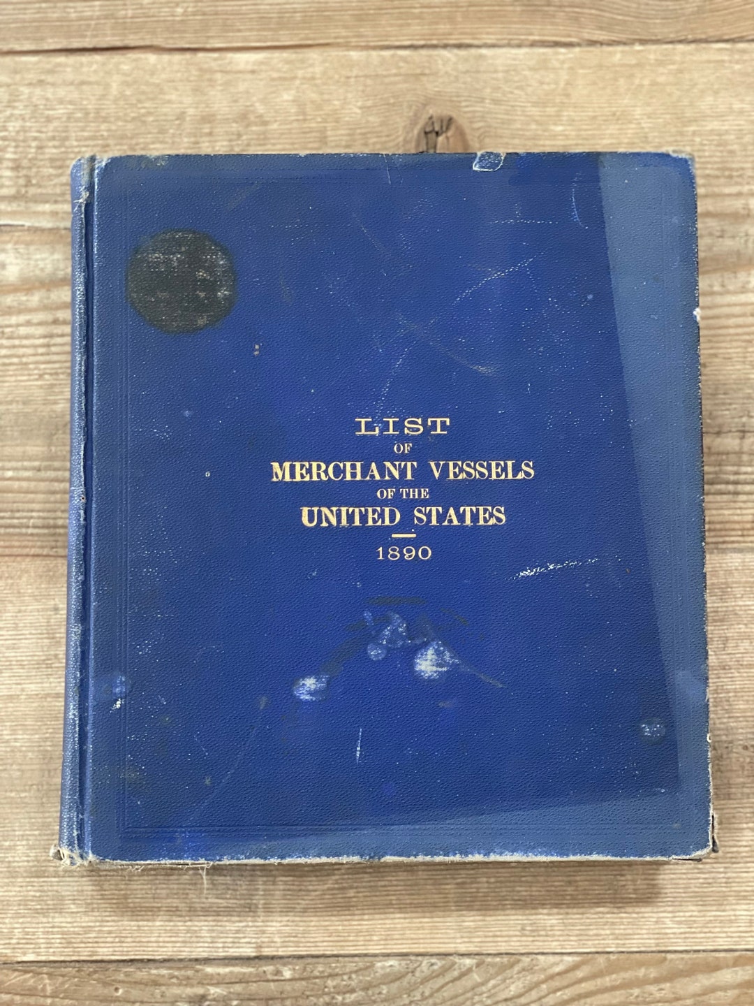 List of Merchant Vessels of the United States 1890 Antique - Etsy