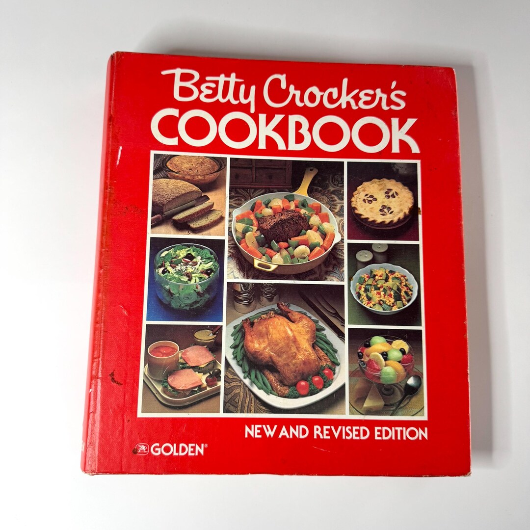 Betty Crockers Cookbook New and Revised Edition Vintage Cookbook Red ...
