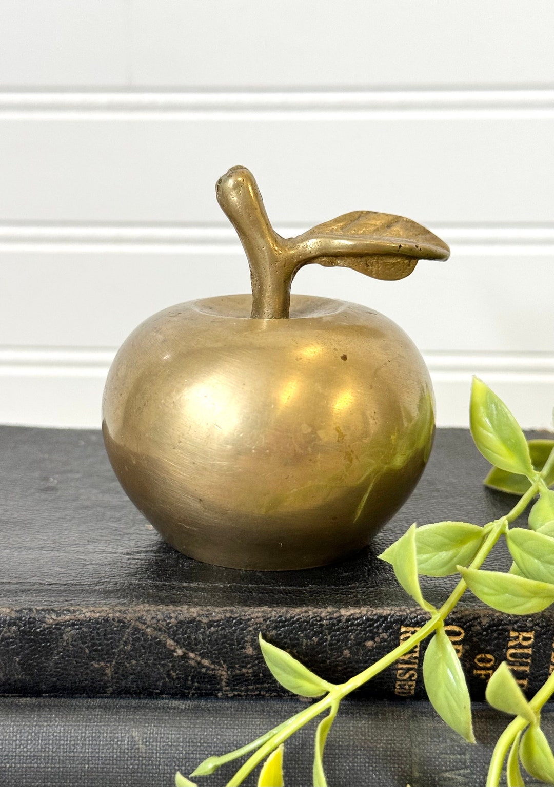 Vintage Brass Apple Bell- Brass Bells- Apple for a Teacher Gift - Etsy