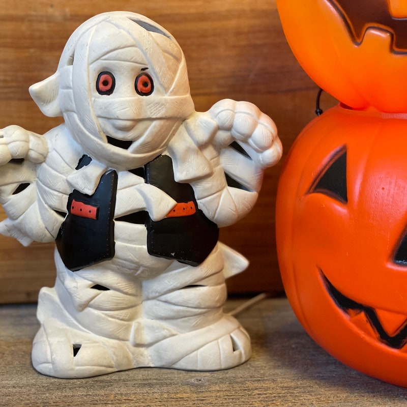 Halloween Mummy Decor - Etsy