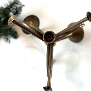 Vintage Hanging Brass Instruments Hanging Brass Christmas Decor Brass ...
