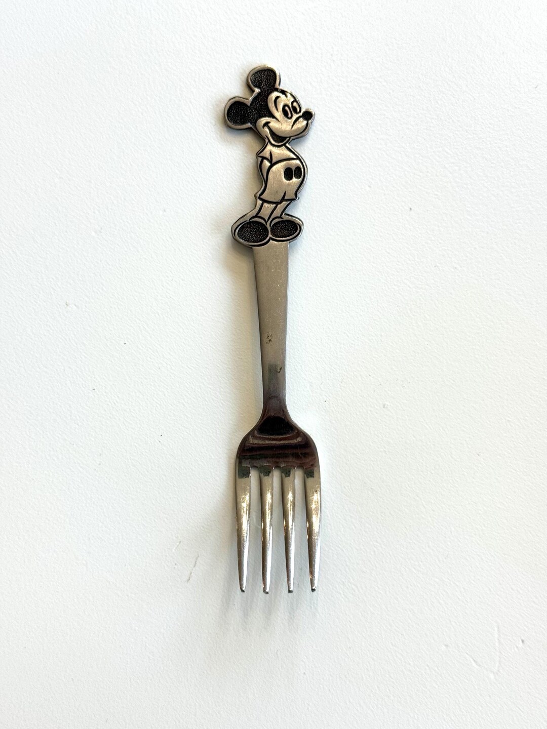 Vintage Mickey Mouse Kids Fork- Vintage Stainless Mickey Mouse Fork ...