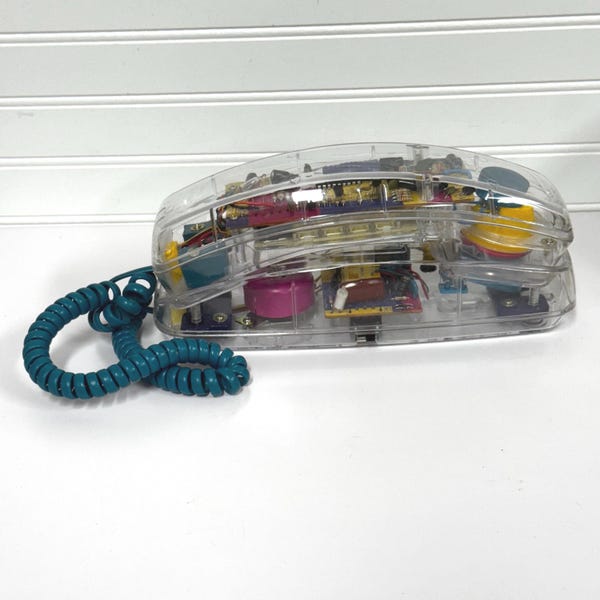 Clear Landline Phone - Etsy