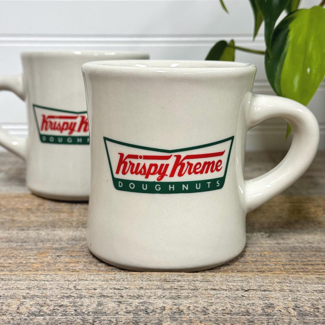 Vintage Chunky Krispy Kreme Doughnuts Diner Coffee Mug- ONE Chunky ...