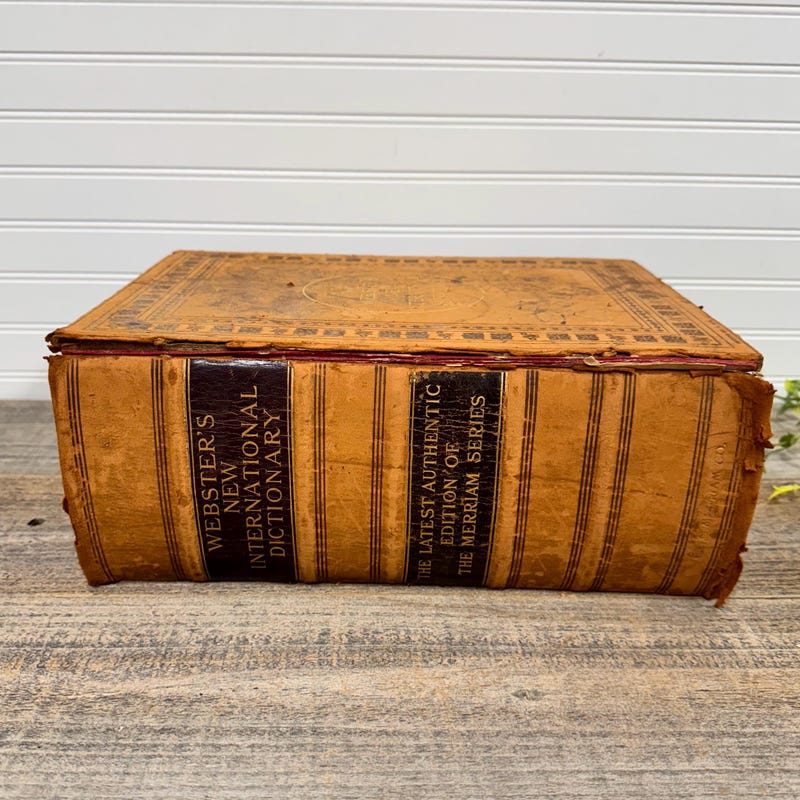 Antique Dictionary - Etsy