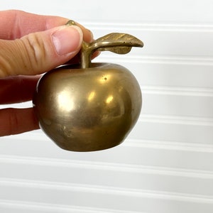 Vintage Brass Apple Bell- Brass Bells- Apple for a Teacher Gift - Etsy