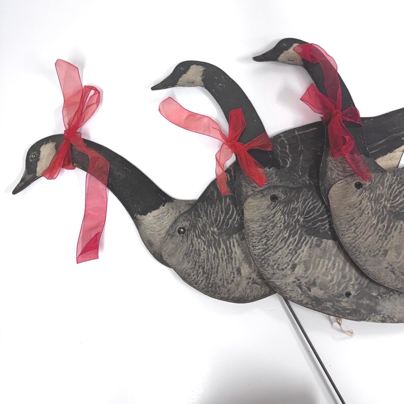 Vintage Carrylite Waxed Cardboard Goose Decoy With Movable Neck and ...