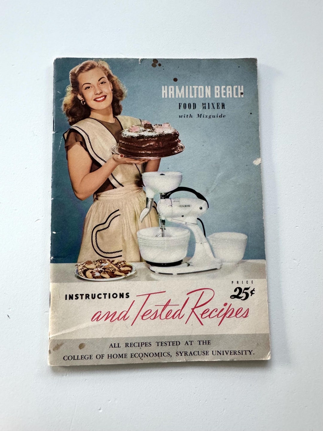 Vintage Hamilton Beach Food Mixer Cookbook: 1948 Tested Recipes - Etsy
