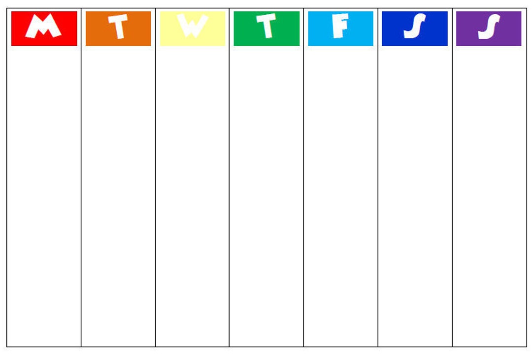 Weekly Family Planner (11" X 17") - Etsy