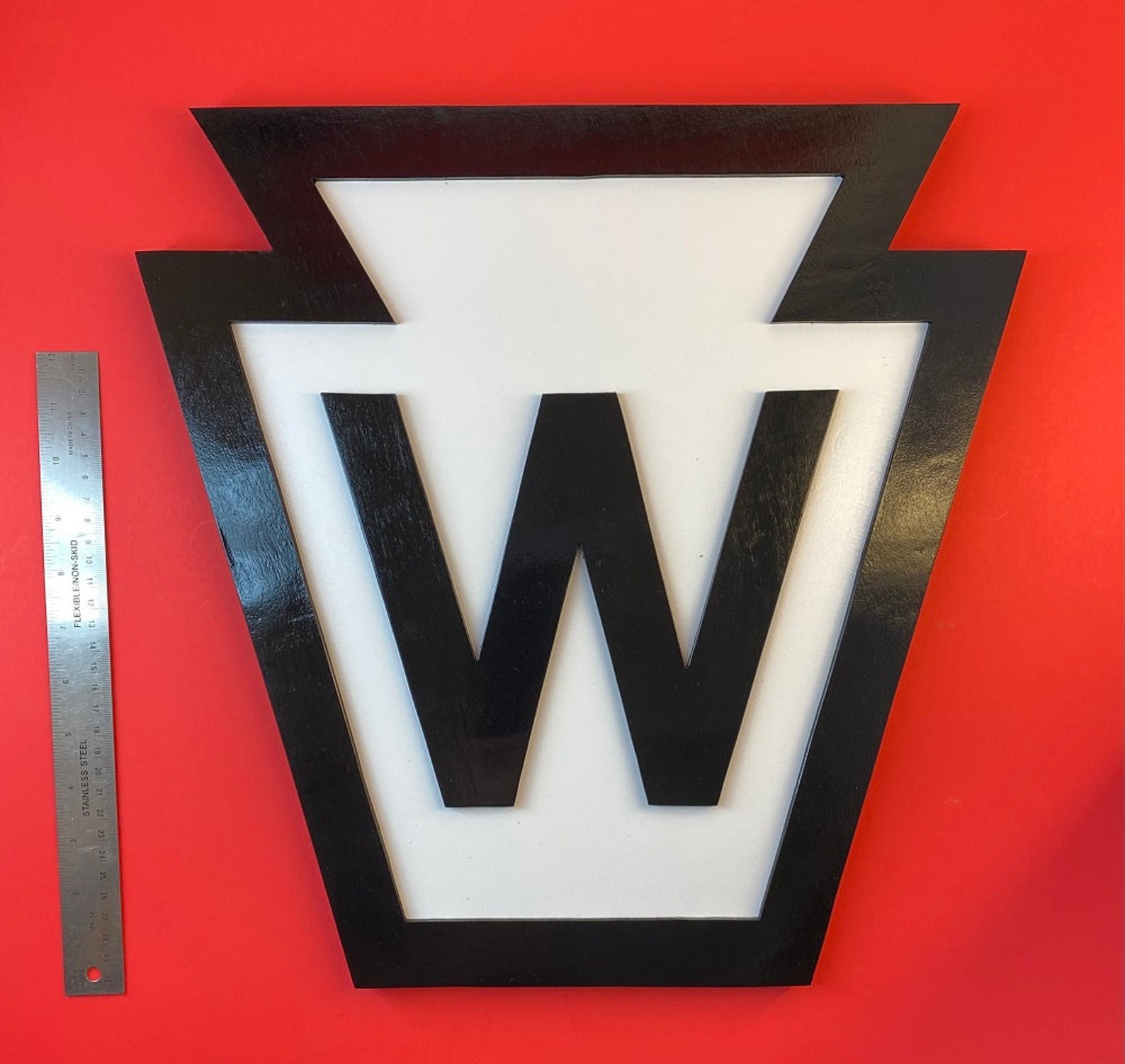 Pennsylvania Railroad Whistle Post Sign Replica - Etsy