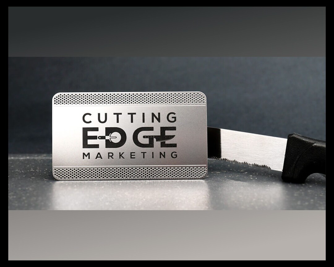STRUT Your Stuff! Custom Laser Die Cut METAL Business Cards With FREE ...