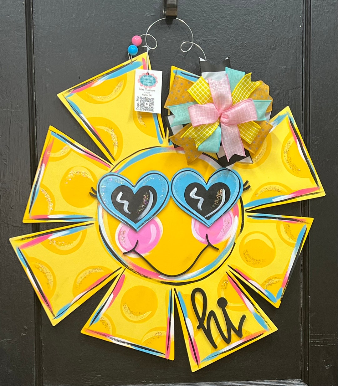 Sun With Sunglasses Door Hanger, Beach, Sun, Door Hanger, Summer, 22 ...
