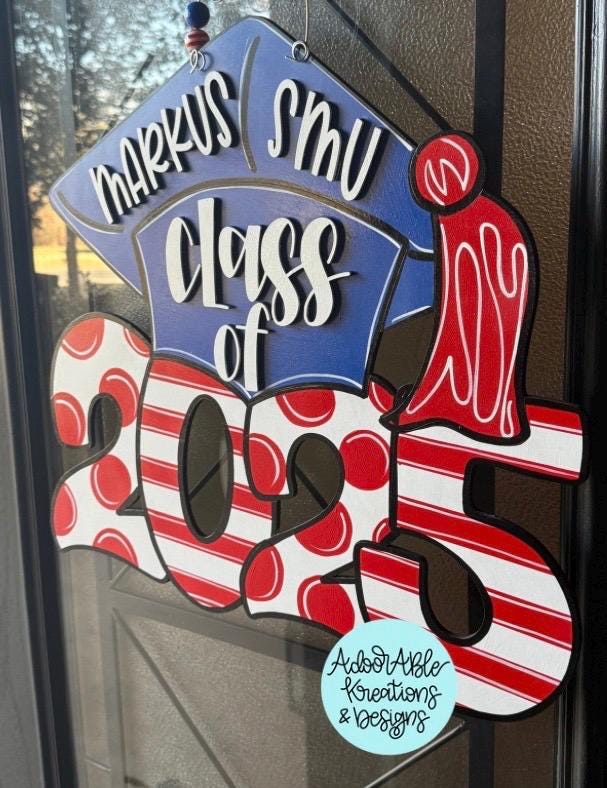 Graduation Door Hanger | 2025 | Class of 2025 | Personalization | 20 ...