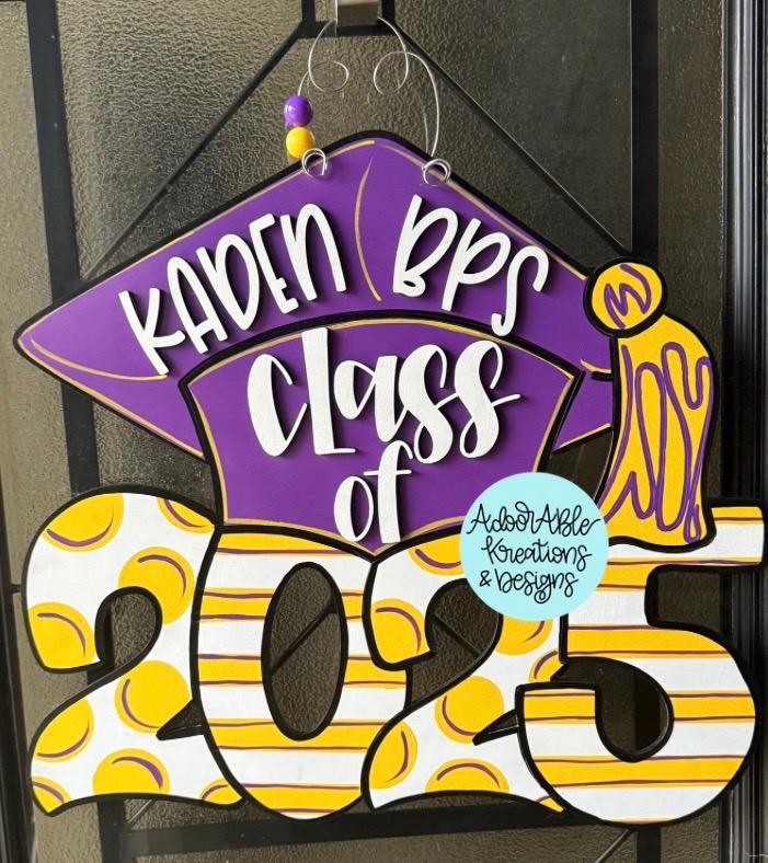 Graduation Door Hanger | 2025 | Class of 2025 | Personalization | 20 ...