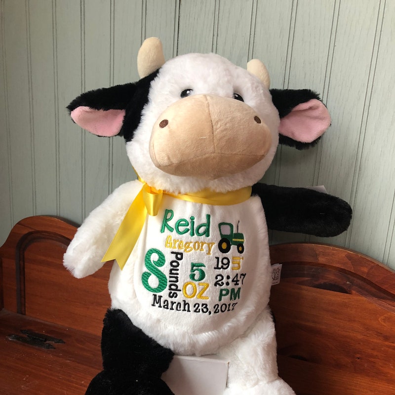 Birth Stat Cow - Etsy