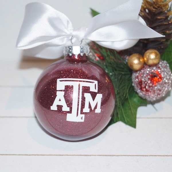 Texas A&m Aggie Christmas Ornament - Etsy