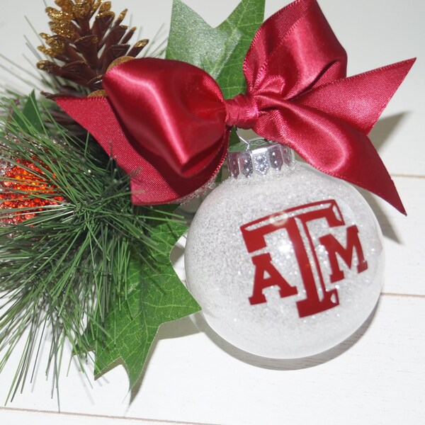Texas A&m Aggie Christmas Ornament - Etsy