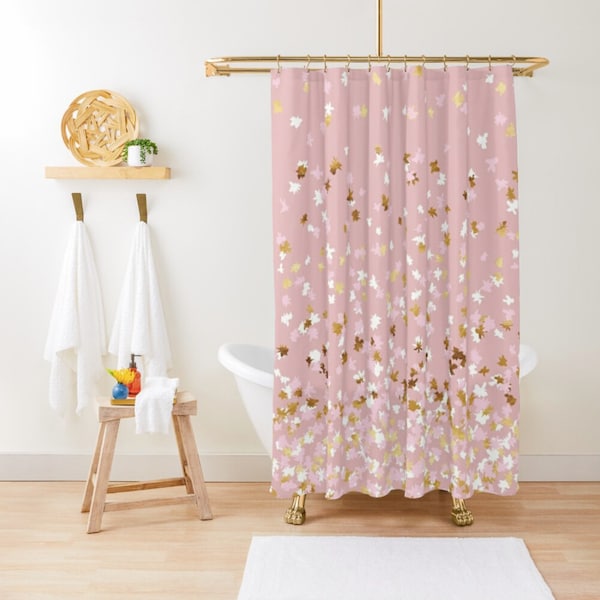 Gold Shower Curtain - Etsy