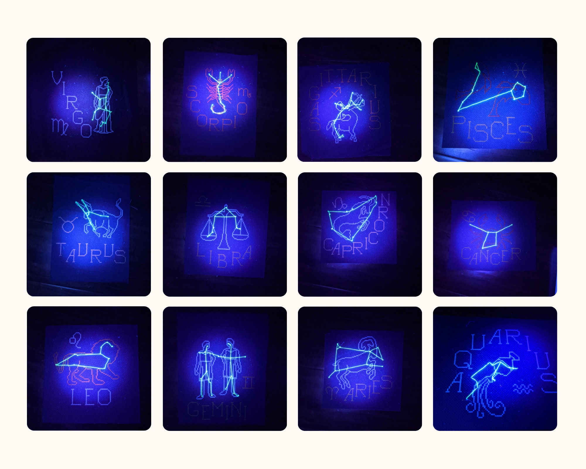 Simple and Modern Leo Cross-stitch Pattern Zodiac Astrology Craft - Etsy