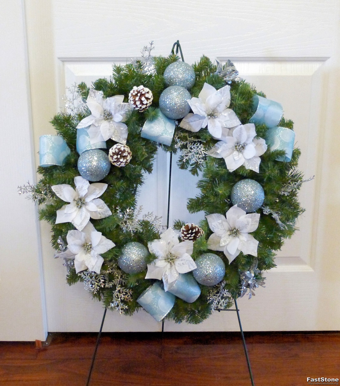 Cemetery Wreath for Christmas Christmas Cemetery Wreath With - Etsy