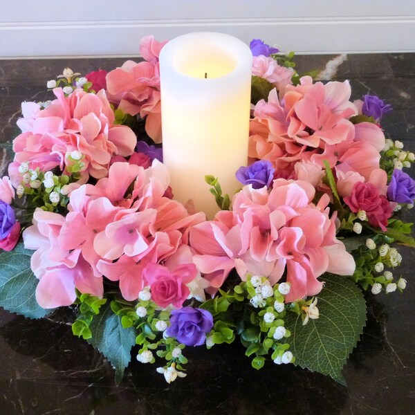 Floral Candle Rings - Etsy