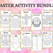 Easter Kids Activity Bundle Printable Sheets Pages for Children Party ...