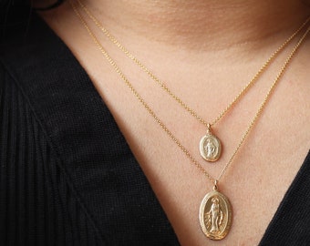 Gold charm necklace | Etsy