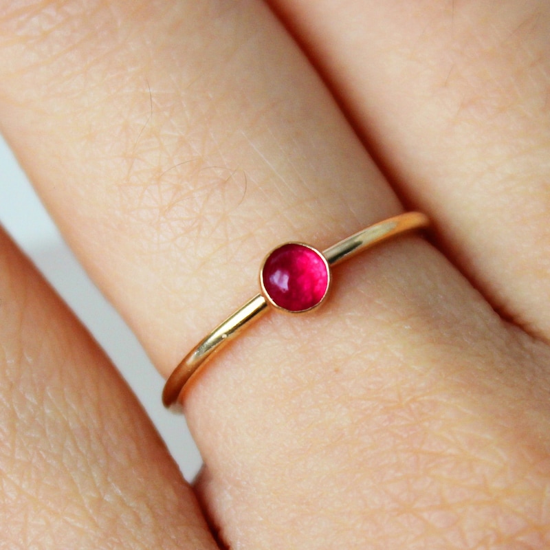 July Birthstone Ring - Etsy