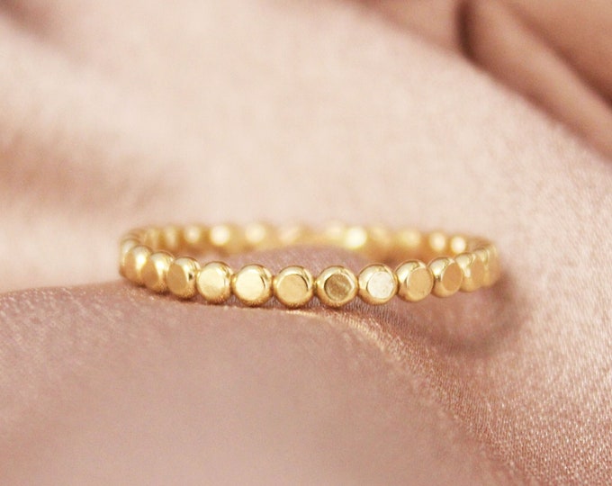 Thick Gold Ring, Gold Ring, 14k Gold Filled Ring, Gold Stack Ring ...