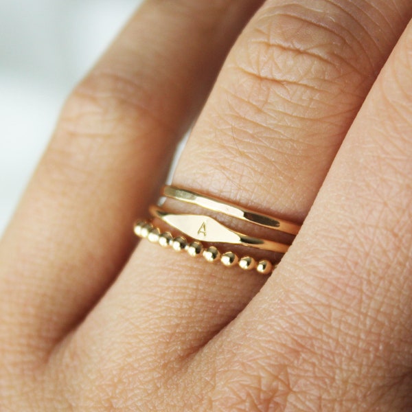 14k Gold Ring - Etsy