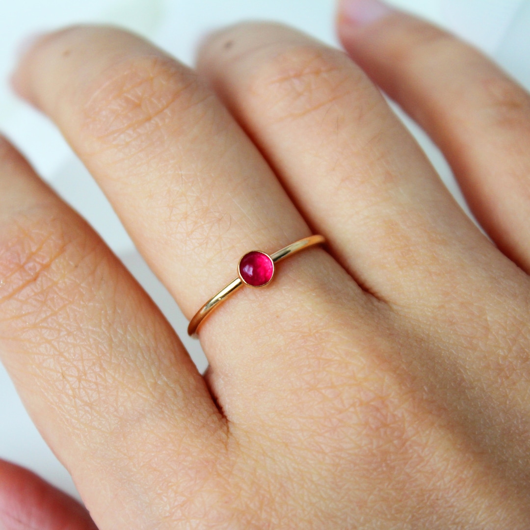 Ruby Gemstone Ring, July Birthstone Ring, Birthstone Rings, Birthstone ...