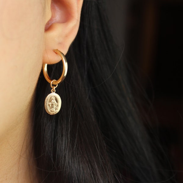 Coin Earrings - Etsy