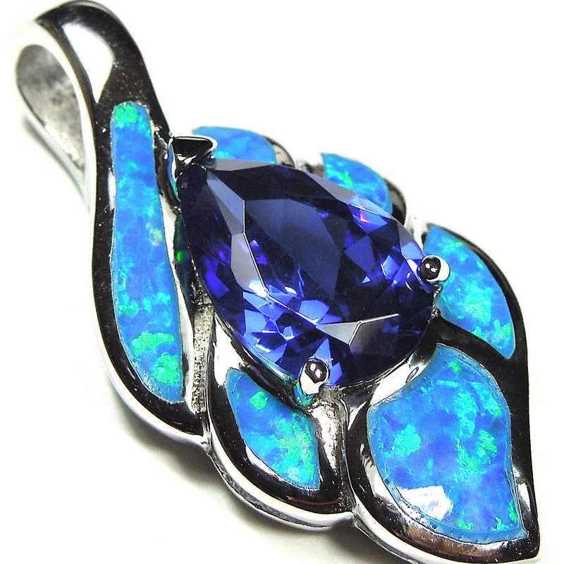 Blue Fire Opal - Etsy