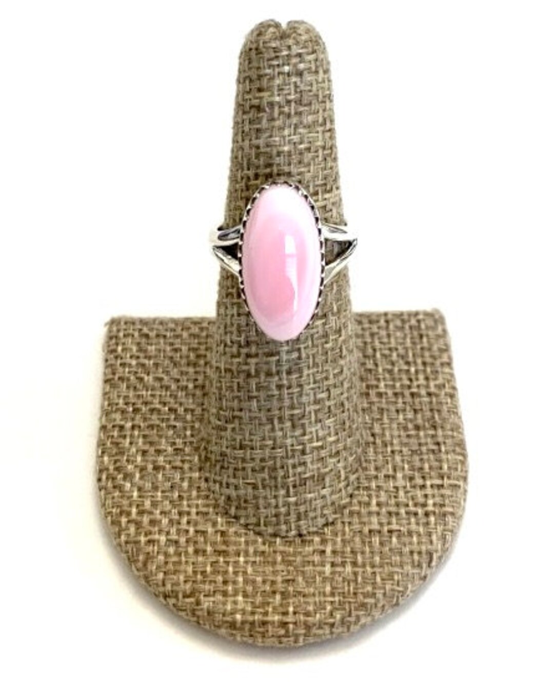 Pink Conch Shell Ring Size 7. 925 Sterling Silver - Etsy