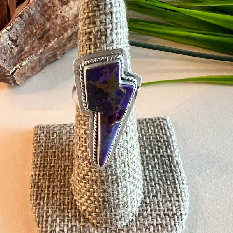 Lightning Bolt Ring - Etsy