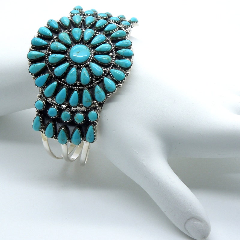 Kingman Cuff Cluster - Etsy