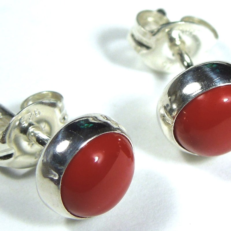 Coral Earrings - Etsy