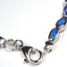 Tanzanite & Blue Fire Opal Inlay Genuine 925 Sterling Silver - Etsy