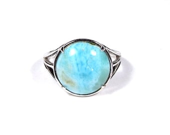 High Quality Genuine AAA Dominican Larimar Inlay 925 Sterling - Etsy