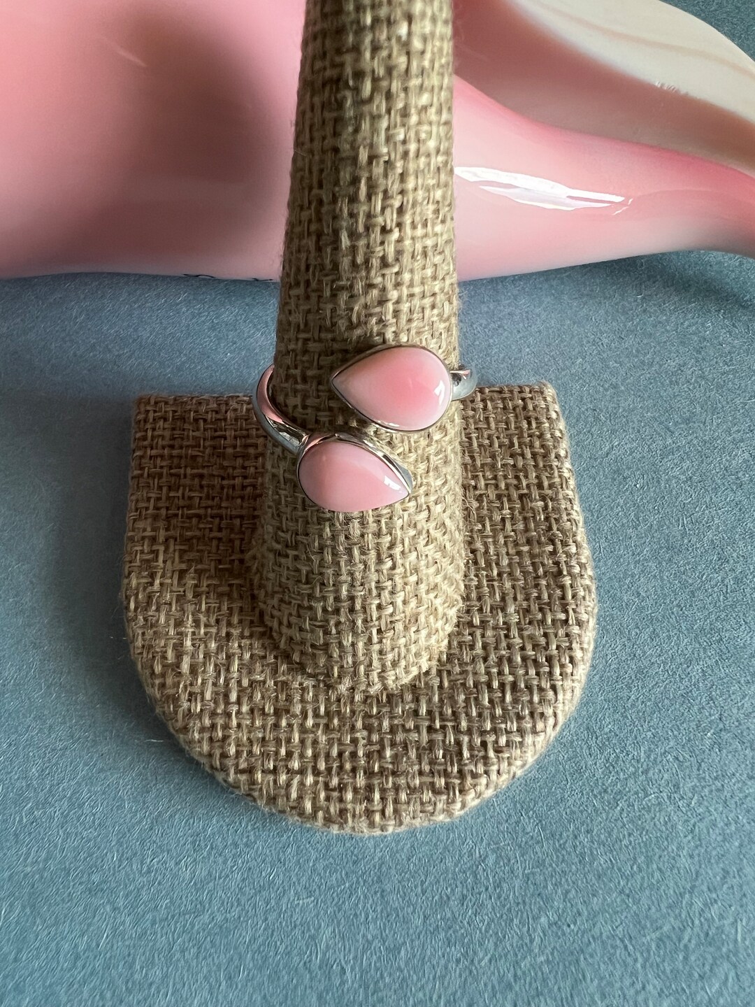 Pink Conch Shell Sterling Silver Ring Sizes 7 - 10.5 - Etsy