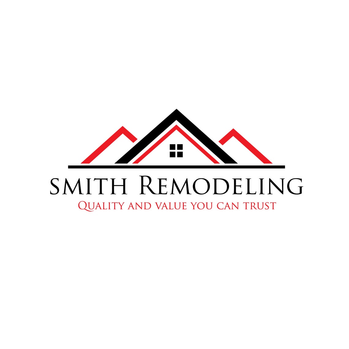 Remodeling Construction Logo Design. House Flip Real Estate | Etsy