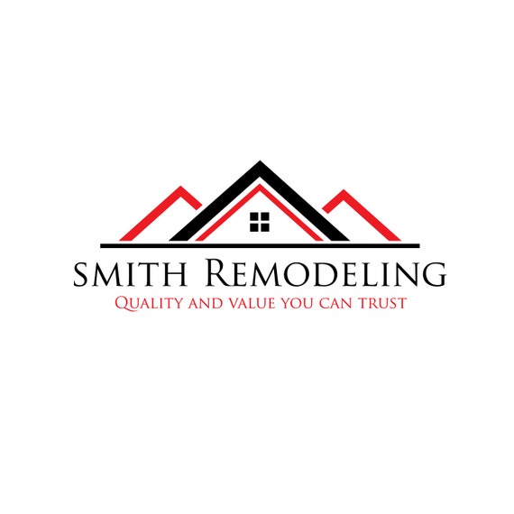 Remodeling Construction Logo Design. House Flip Real Estate | Etsy