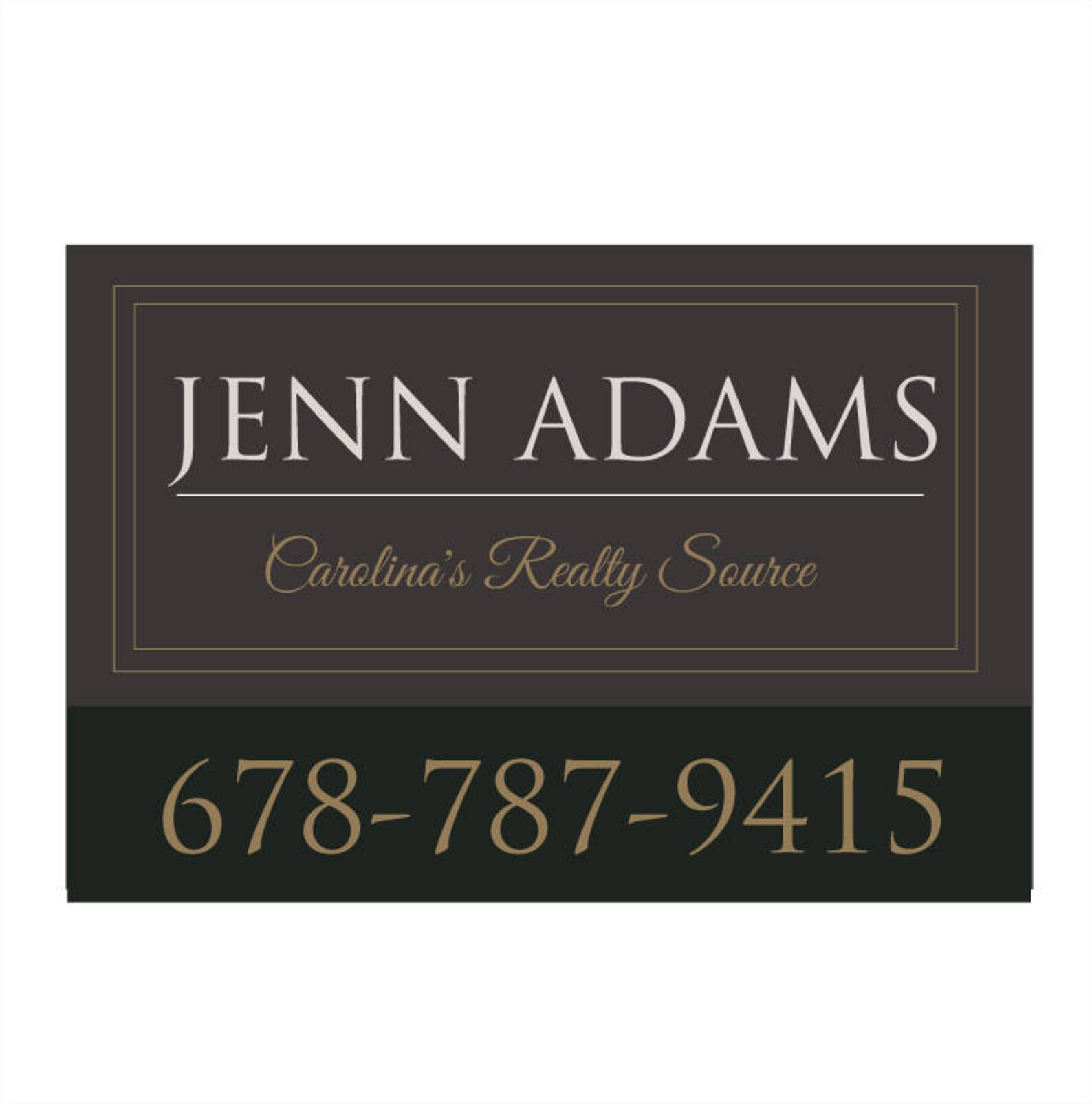 Custom Real Estate Sign. Realtor. Yard Sign. Brand Graphic. | Etsy