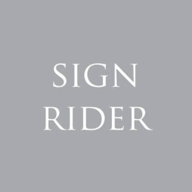 Custom Sign Rider. Real Estate Sign. Realtor Branding. Real | Etsy