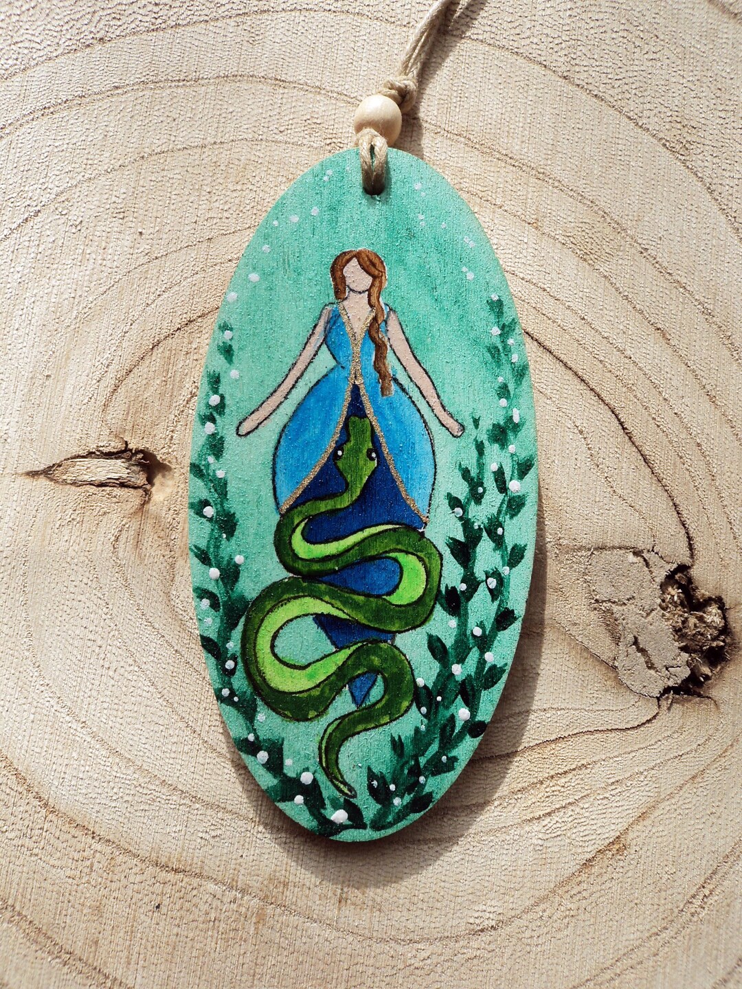 Goddess Amulet snake Goddess - Etsy
