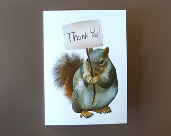 Squirrel Thank You | Etsy